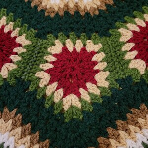 Granny Ripple Tabletop Pencil Tree Skirt/ Vintage Crochet Pattern ...