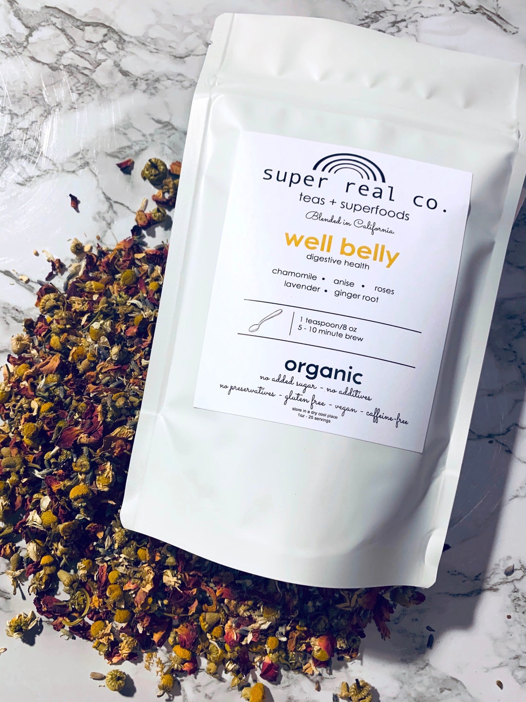 Well Belly Organic Loose Leaf Tea, Digestive Health - Etsy