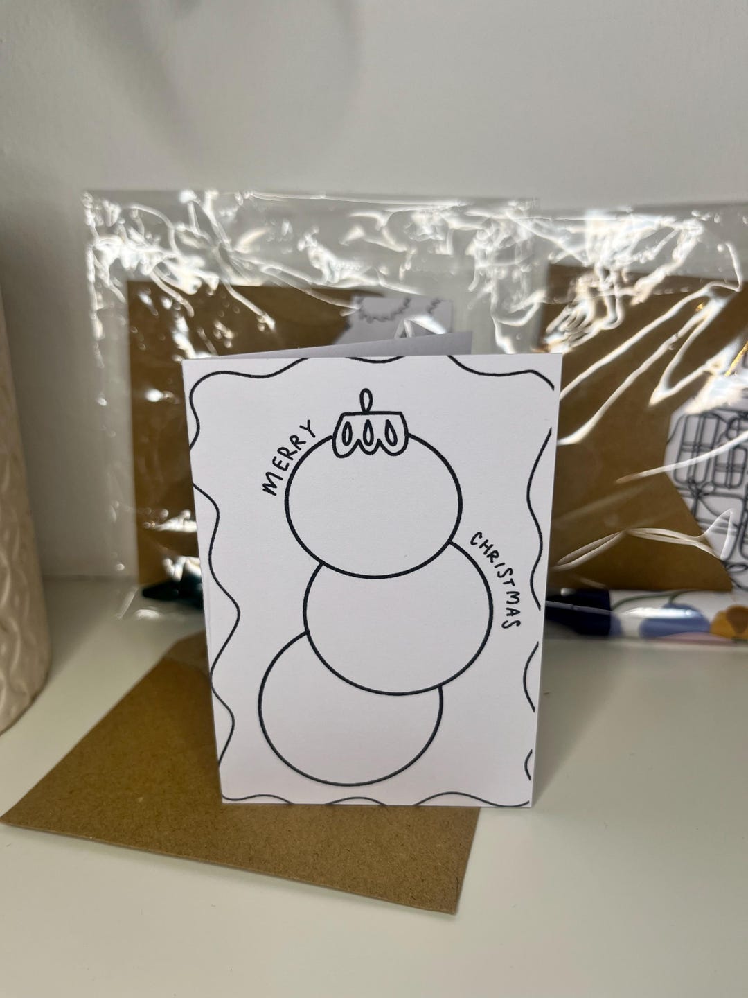 Mini 'colour Your Own' Cards - Etsy