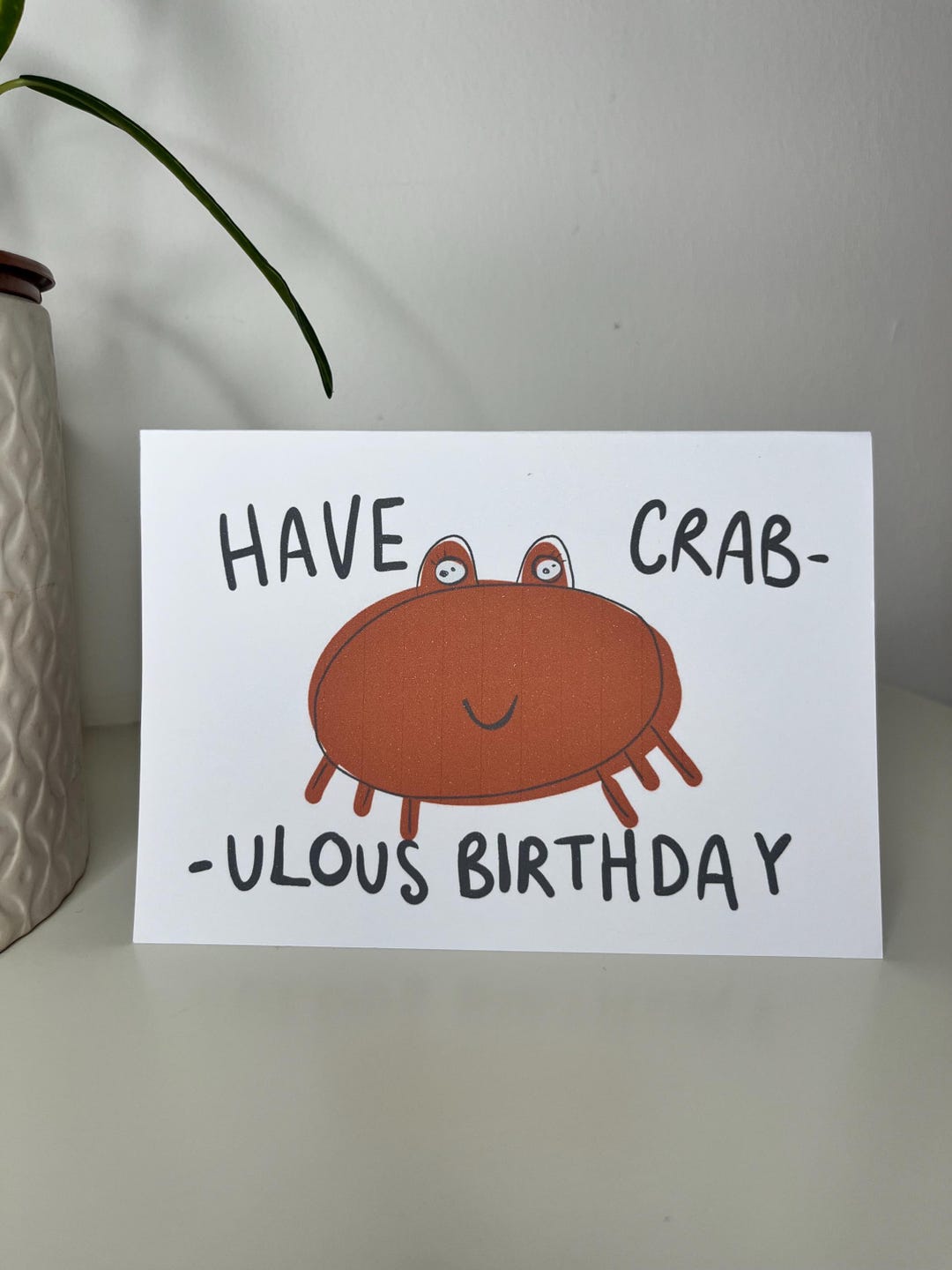 Have a CRABULOUS Birthday Card - Etsy