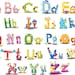 Alphabet Clipart Set - Fun and Playful Cartoon Letters - SVG File ...