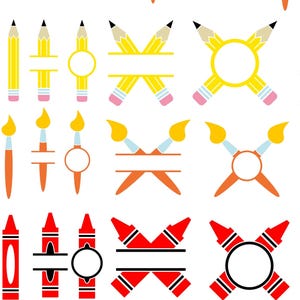 Teacher Appreciation Clipart Set - Fun and Colorful School-themed Svgs ...