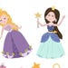 Princess Clipart Set - Magical and Whimsical Princess-themed Svgs ...
