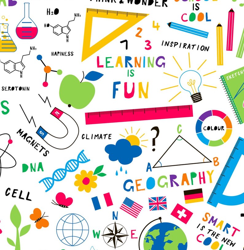 STEM School Clipart Set - Fun and Educational Svgs - Instant Download ...