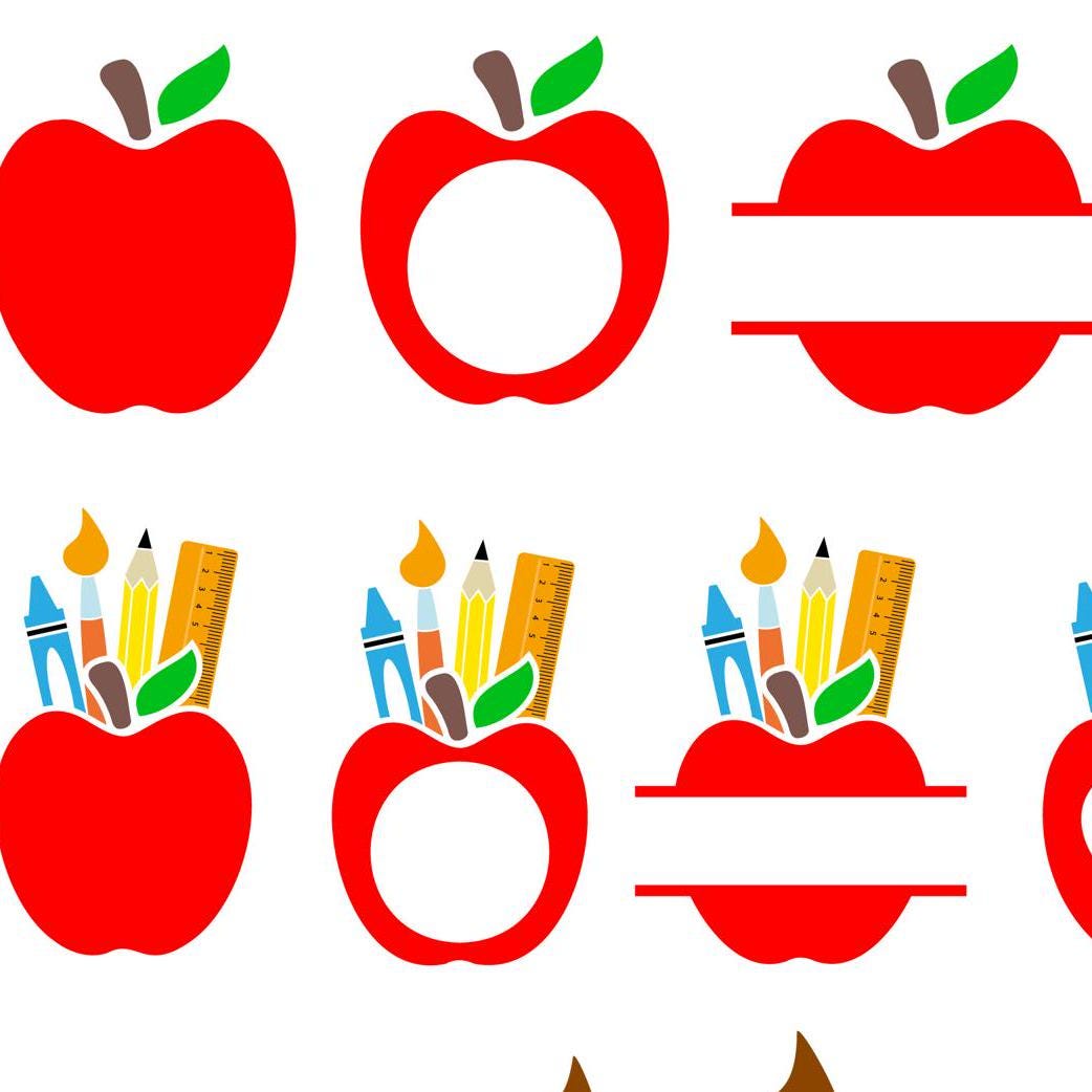 Teacher Appreciation Clipart Set - Fun and Colorful School-themed Svgs ...