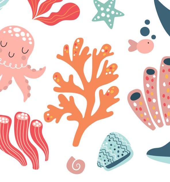 Underwater World Clipart Set - Fun and Whimsical Sea-themed Svgs ...