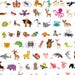 Animal Clip Art Set - Etsy