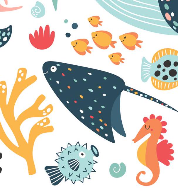 Underwater World Clipart Set - Fun and Whimsical Sea-themed Svgs ...