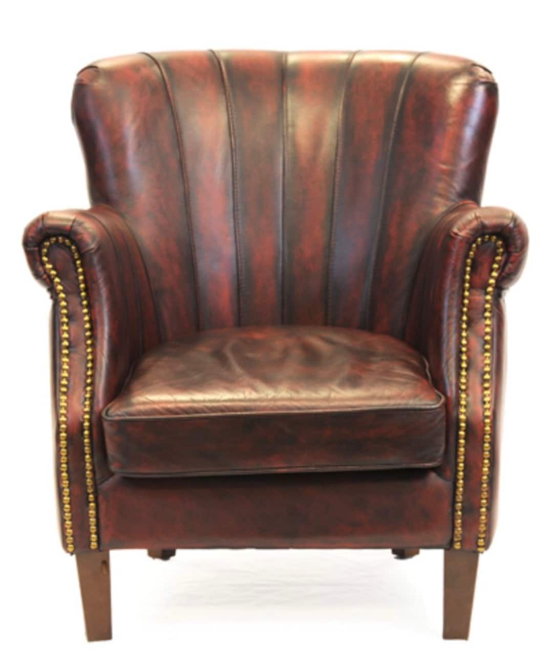 Sloane Leather Armchair Professor Chair Fireside Chair - Etsy