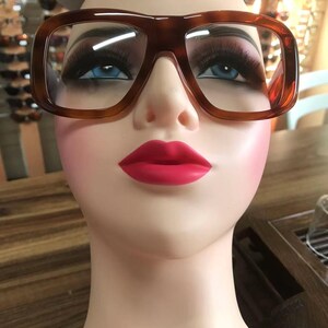 Oversized Retro Lensless Eye Glasses Large Funky Frame - Italian ...