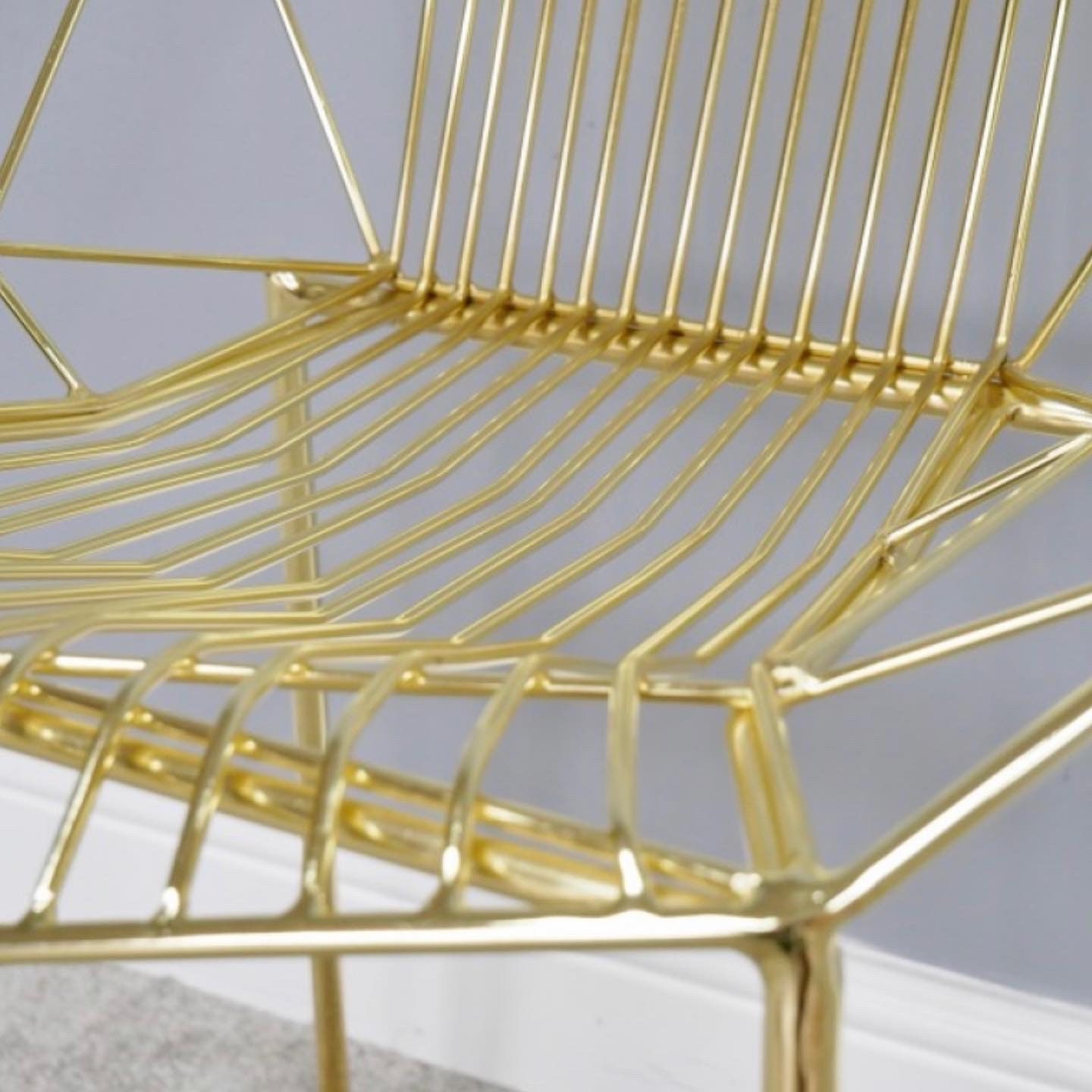 Metal, Gold Chair- Baxter Range - Etsy UK