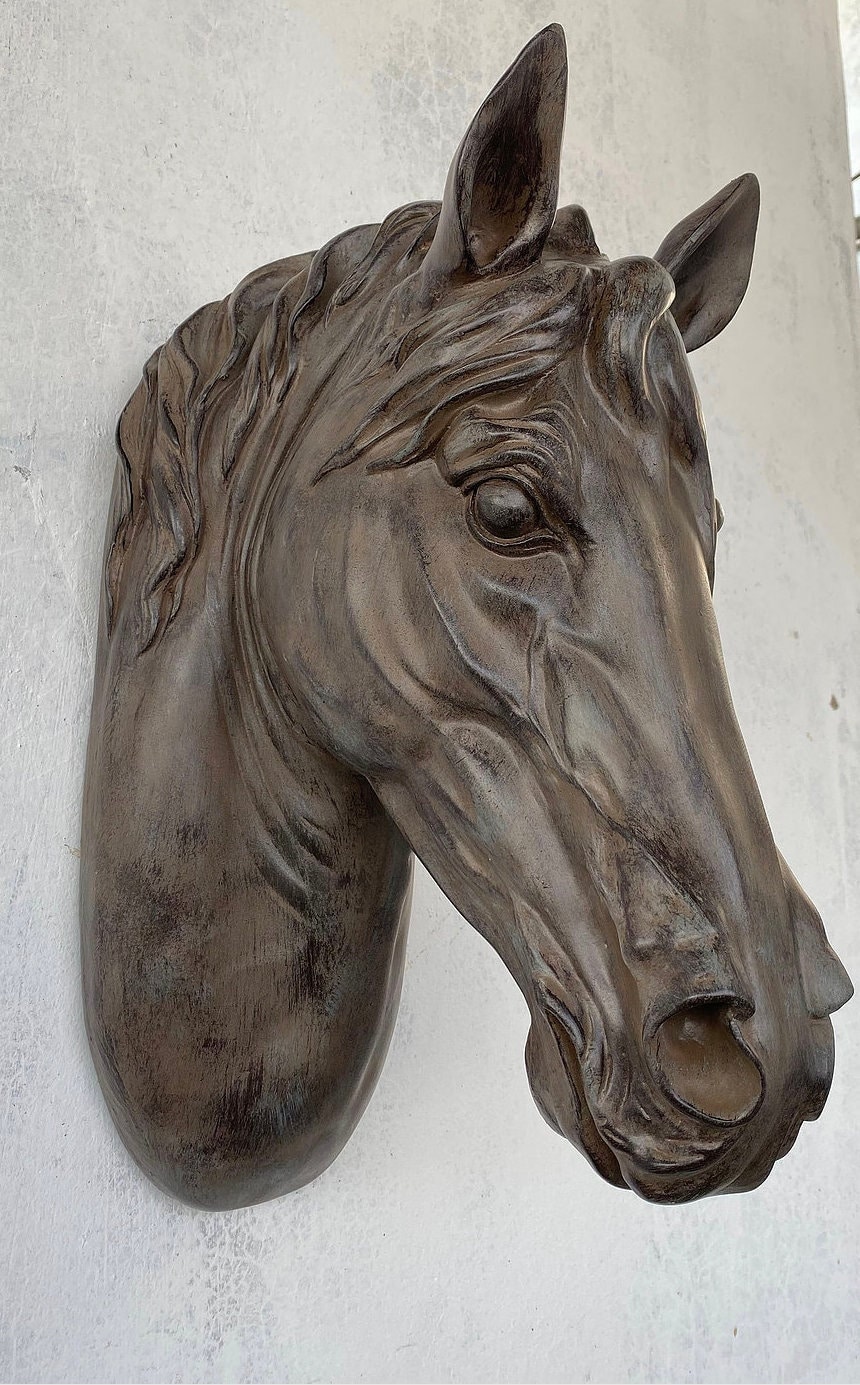 Horse Head Statue | Etsy