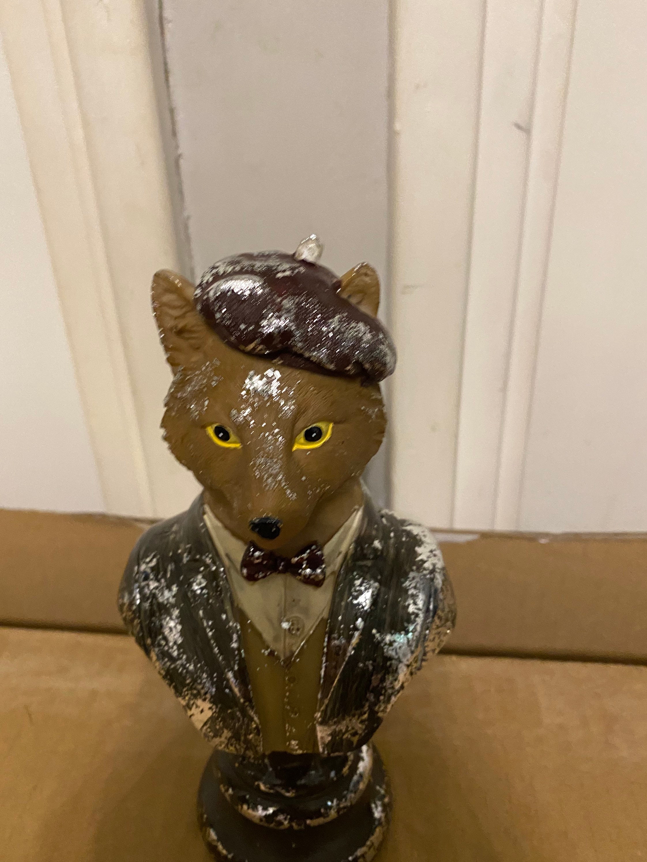 Fox Figurine Bust/sculpture - Etsy UK