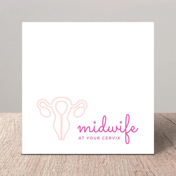 At Your Cervix Midwife Greeting Card Digital Downloadable | Etsy