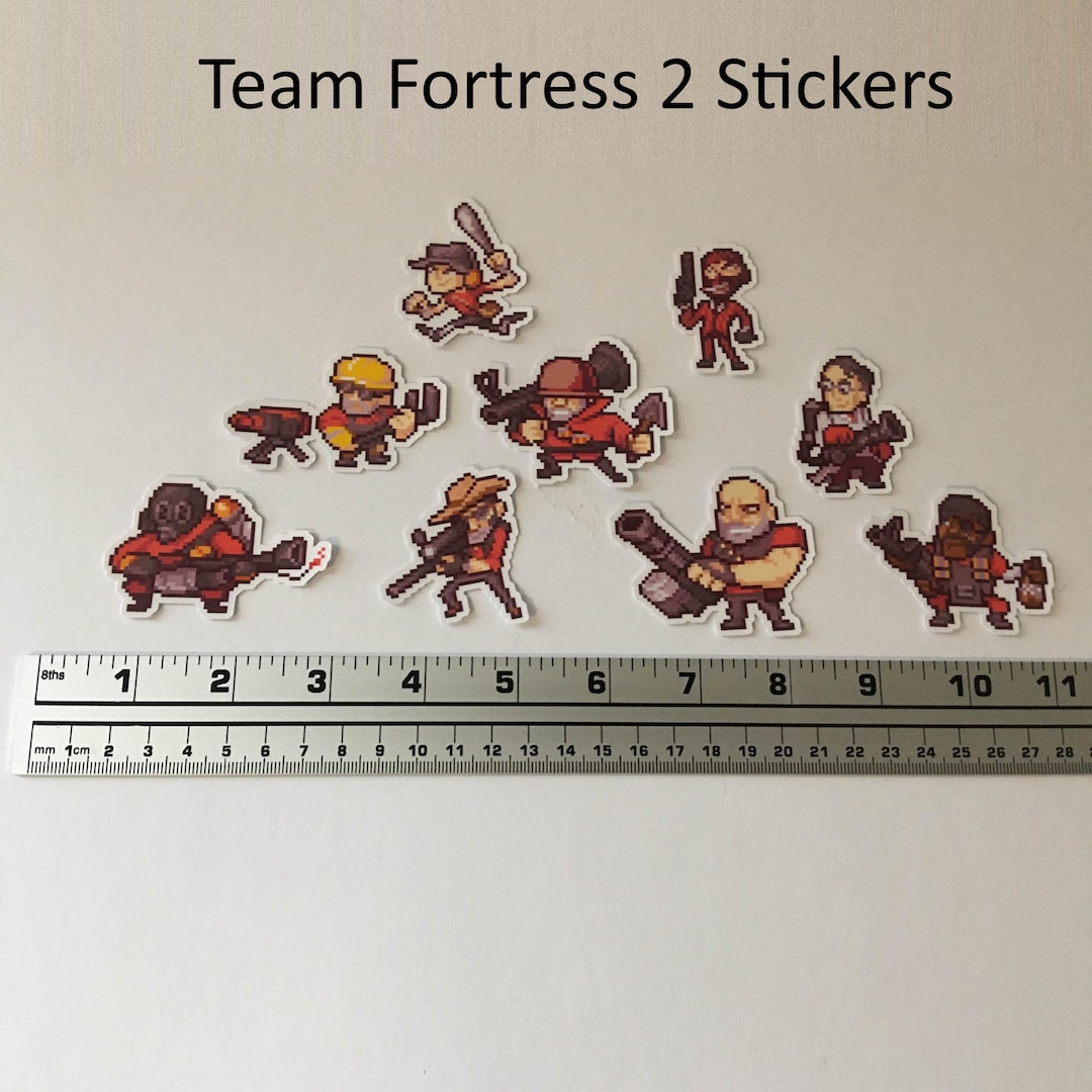 Team Fortress 2 Pixelart Stickers - Etsy