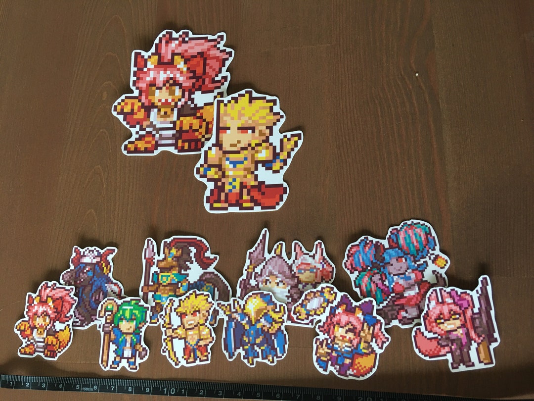 Fate Grand Order Servant Pixelart Stickers - Etsy