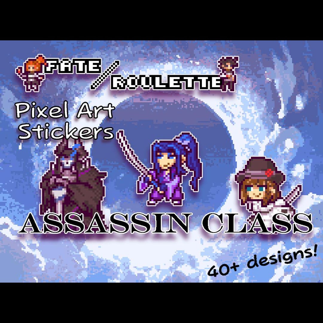 Fate Grand Order Assassin Class Stickers - Etsy