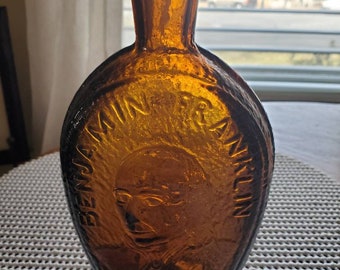 Wheaton Amber Glass Bottle - Etsy