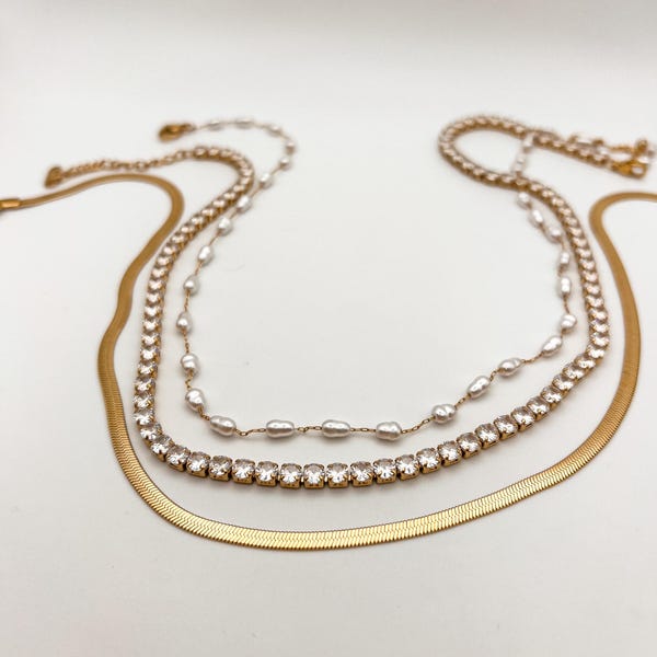 3 Piece Necklace - Etsy
