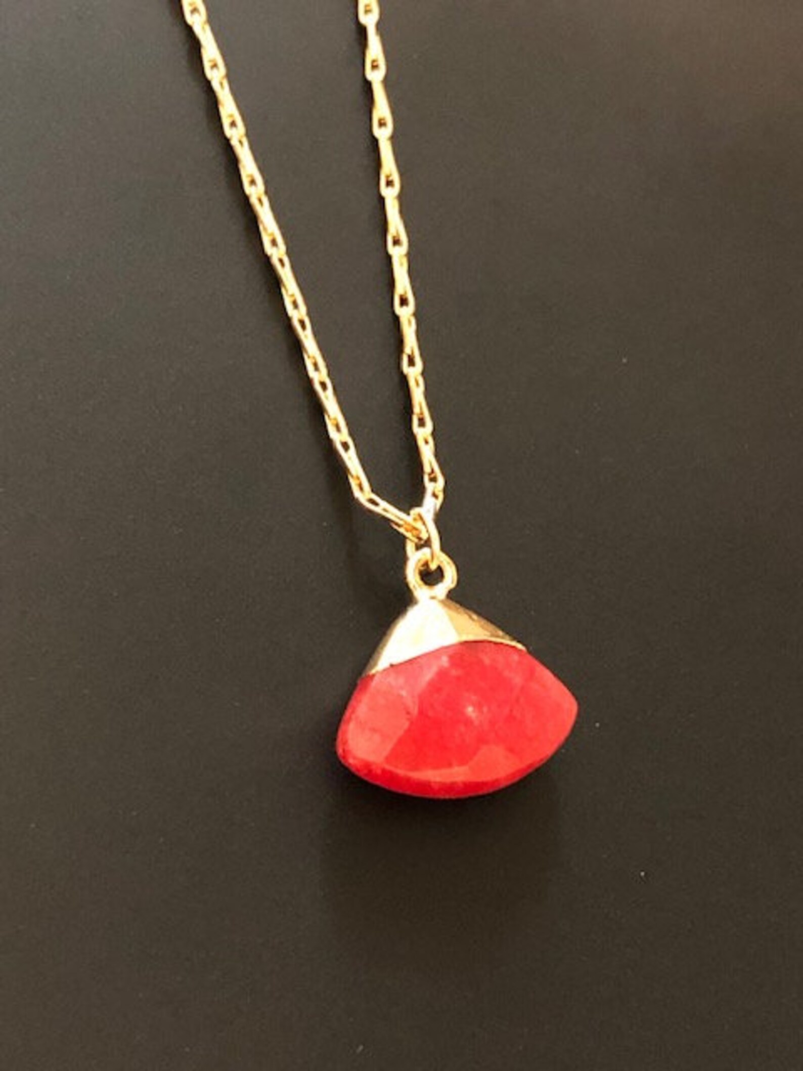 Watermelon Jade Strawberry Jade Red Jade Necklace Gift for JW Sisters ...