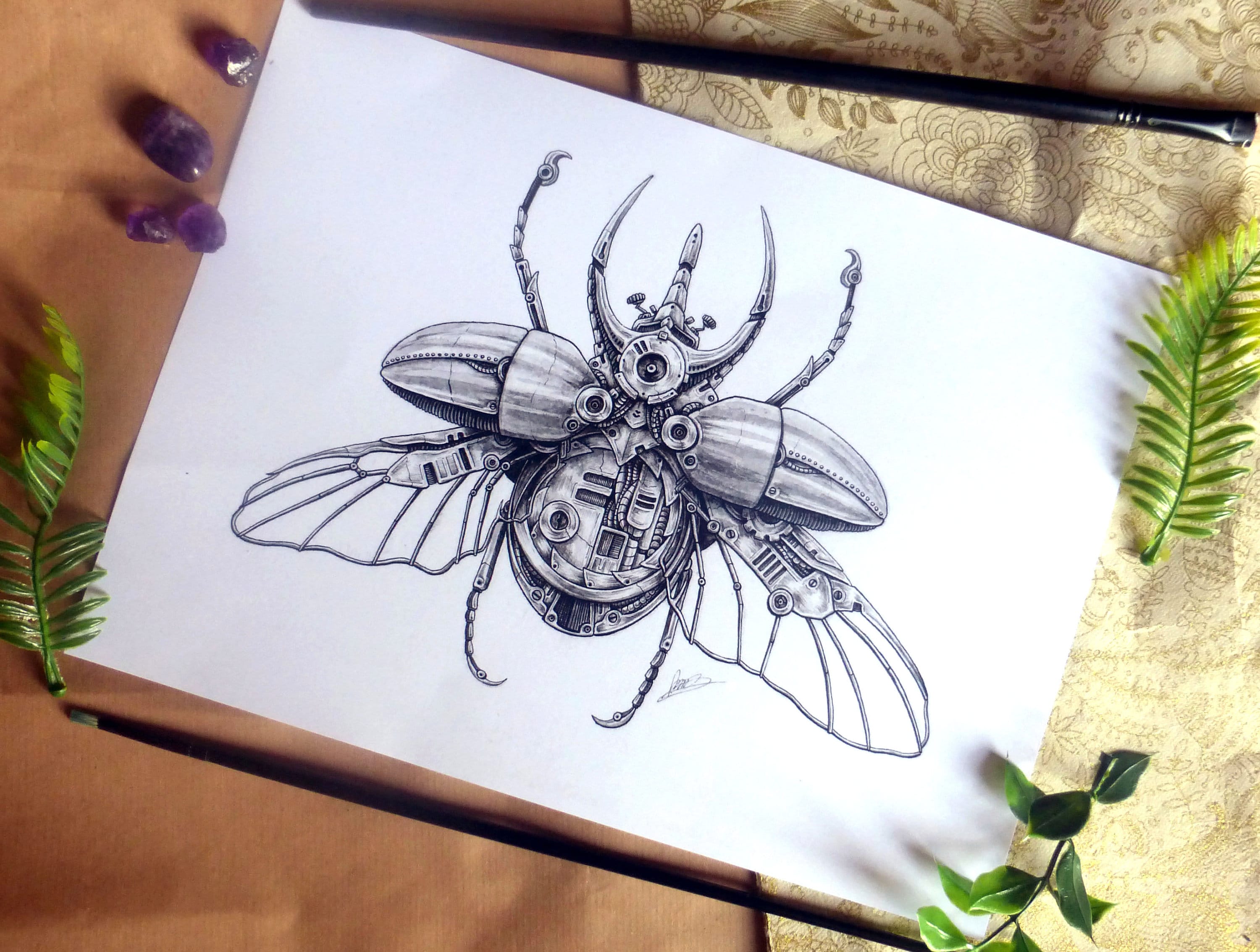 Steampunk Drawing Sketches