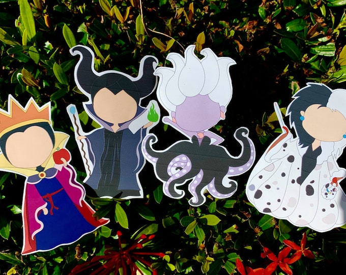Disney Villains Sticker Bundle - Etsy