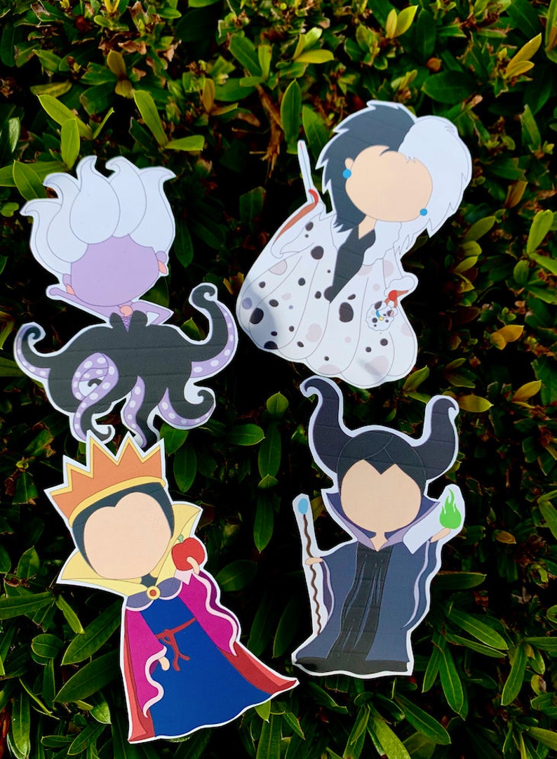 Disney Villains Sticker Bundle | Etsy