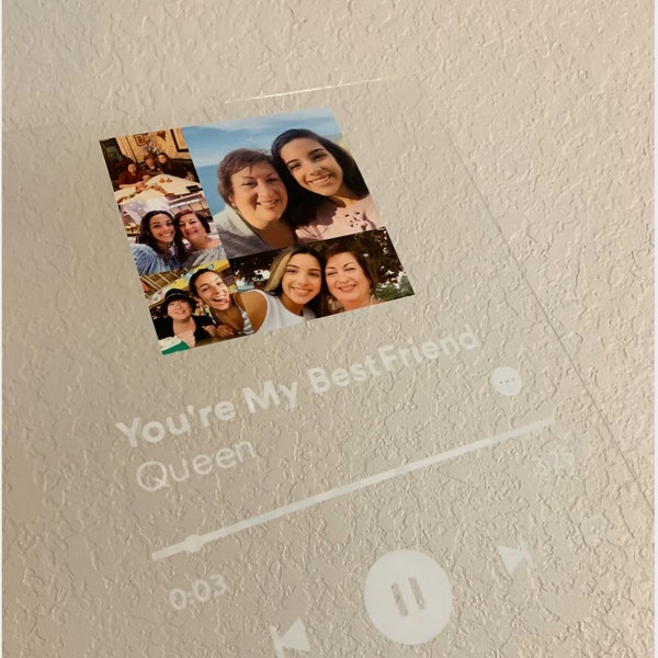 Custom Glass Album Cover - Etsy