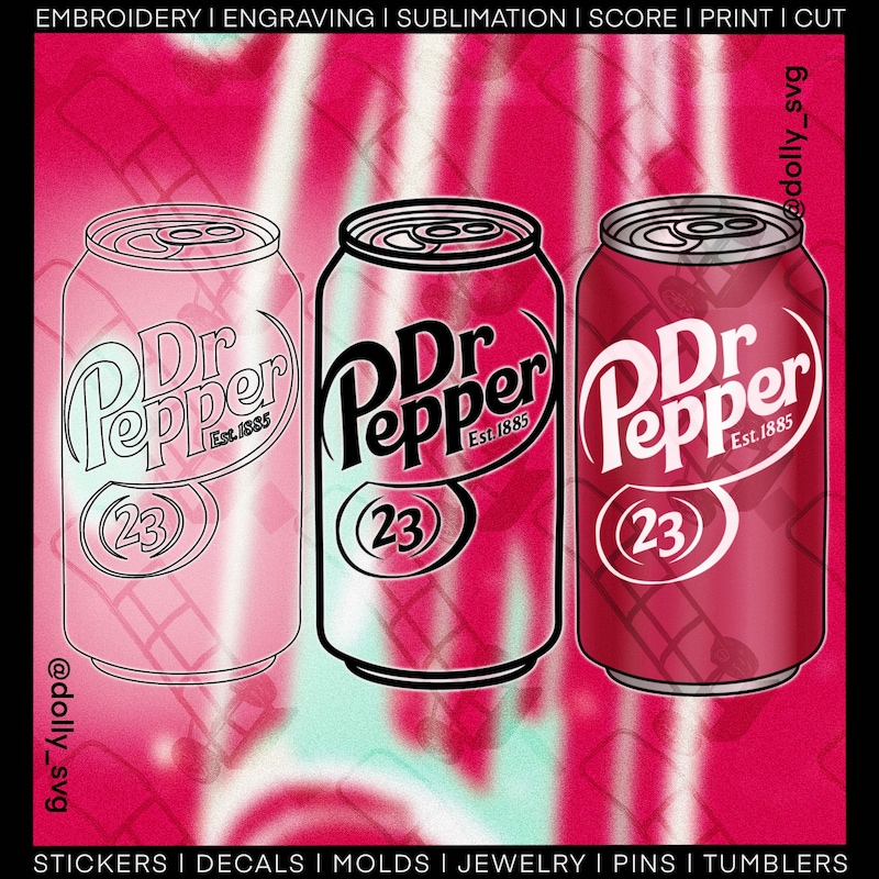 Dr Pepper Clipart - Etsy