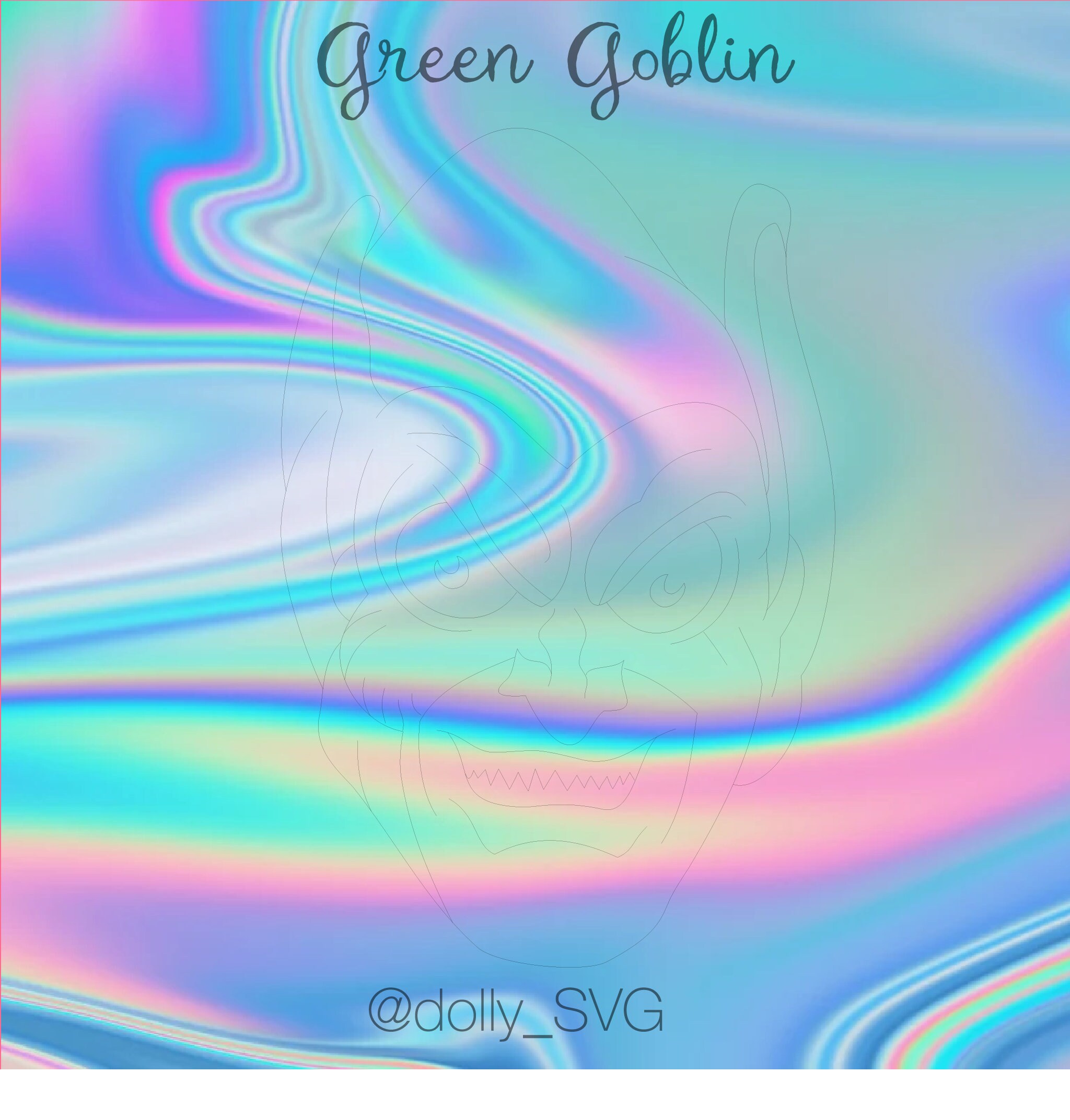 Goblin Villain SVG PNG Laser, Cricut Ready Silicone Engraving Embroider ...