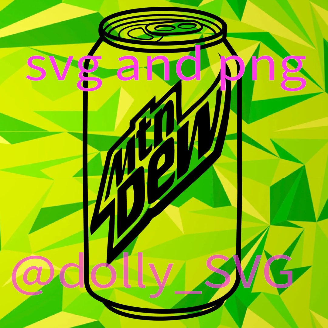 Mountain Dew SVG | PNG | Laser, Cricut | Silicone Mold Engraving ...