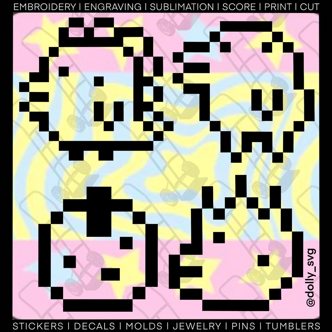 Tomagatchi SVG PNG Laser, Cricut, Plasma | Silicone Mold Engraving ...