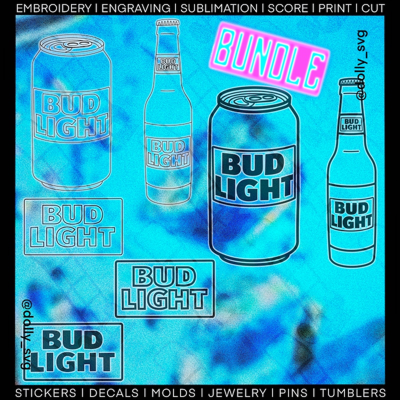 Bud Light Can Png - Etsy