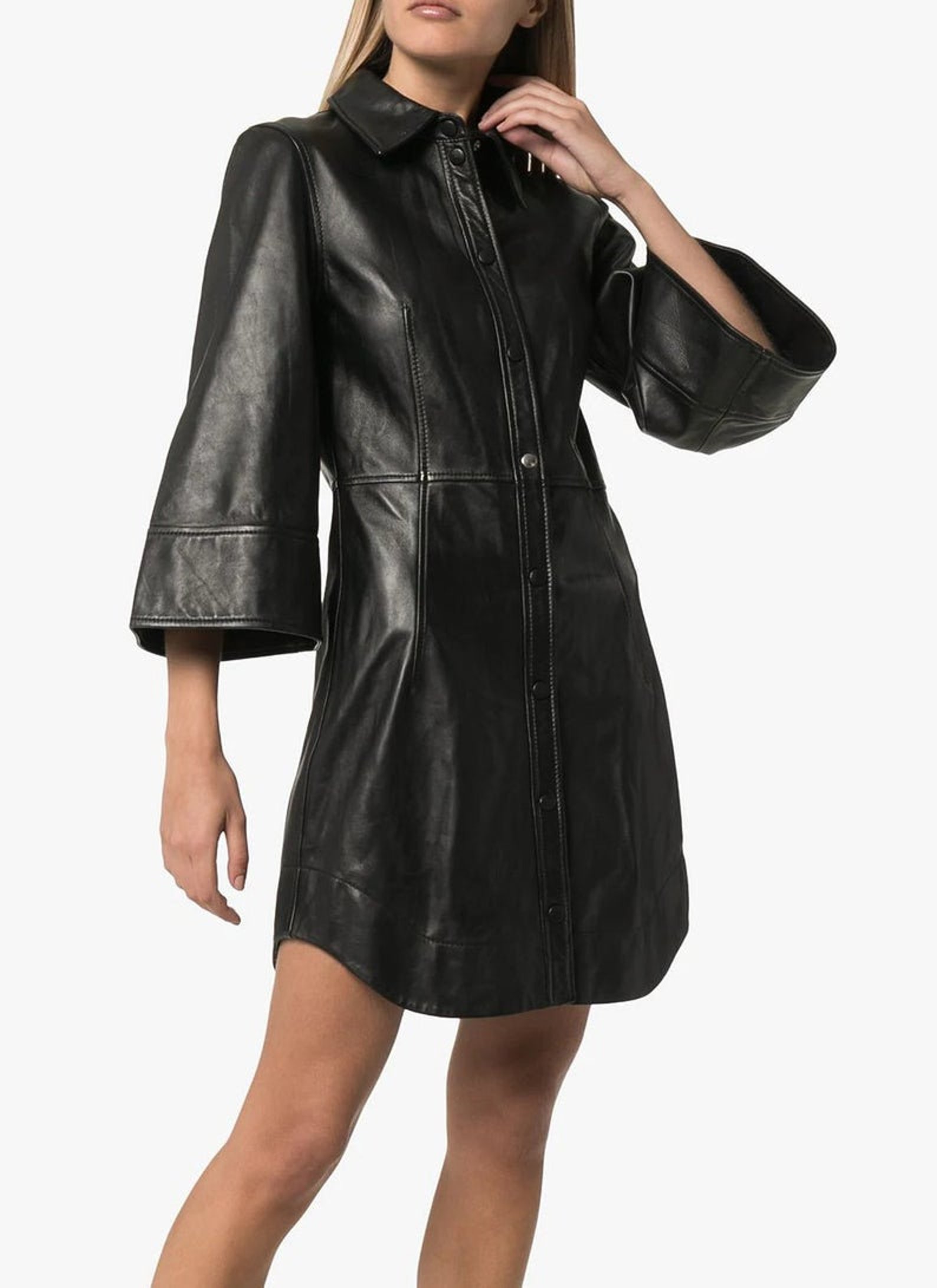 Amazon Black Leather Dress at Richard Corbett blog