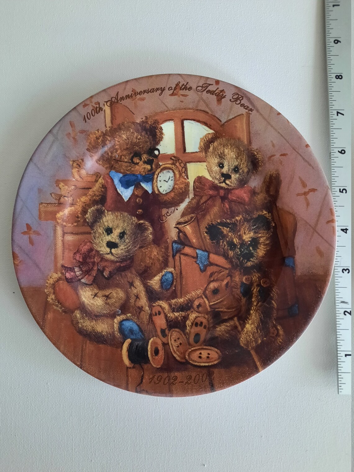 Teddy's Teddy 100th Anniversary Plate - Etsy