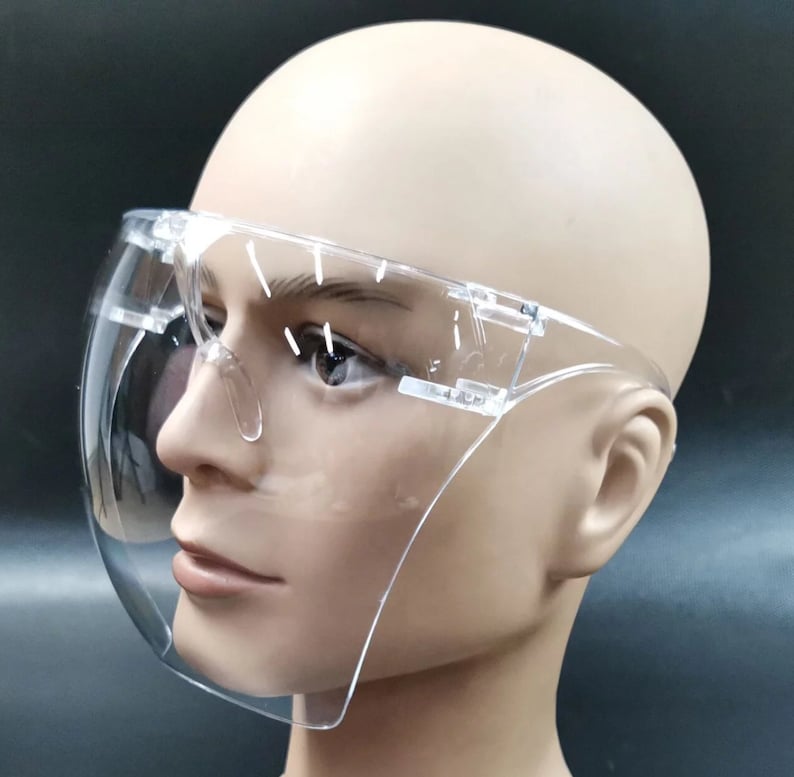 Protective/ Sturdy/ Strong/ Transparent Face Shield - Etsy