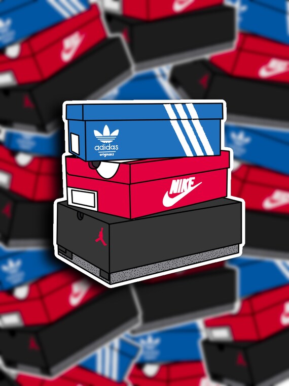 Sneakerhead Shoe Boxes Sticker Waterproof | Etsy