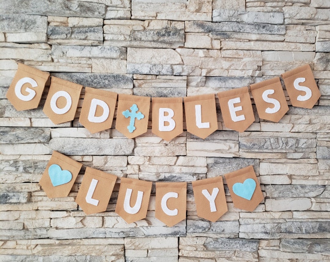 Personalized First Holy Communion Decorations, First Communion Banner ...