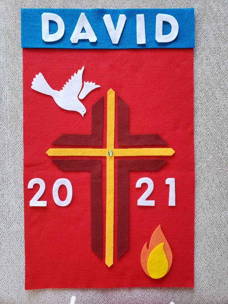 UNASSEMBLED Personalized Confirmation Banner Kit, Confirmation Banner ...