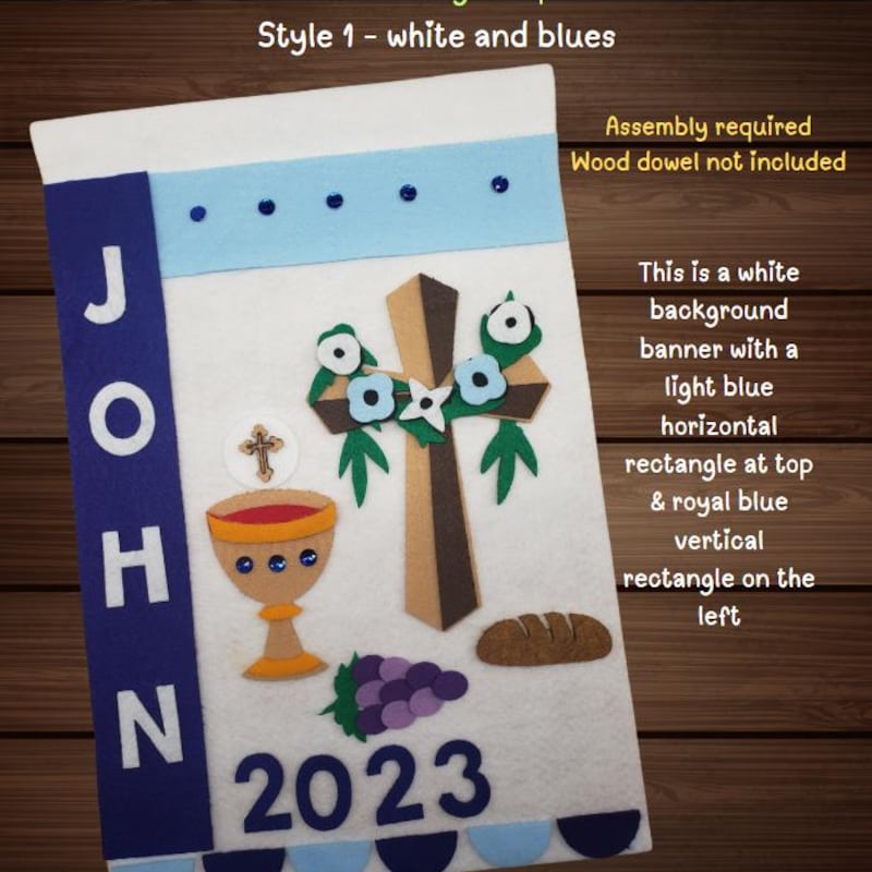 Communion Banner - Etsy