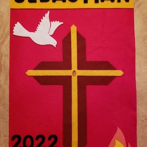 UNASSEMBLED Personalized Confirmation Banner Kit, Confirmation Banner ...