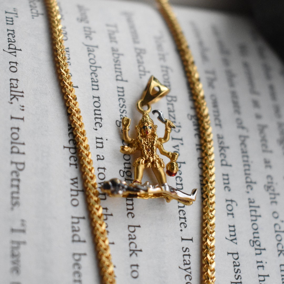 Inspired Vintage Kali Maa Pendant Shiva 22 Kt 17.5 Grams Necklace 22k ...