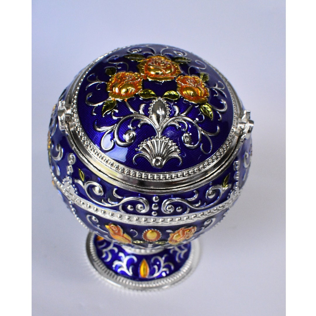 Exotic Flower - Metal Windproof Ashtray Exquisite Botanical Inspired ...