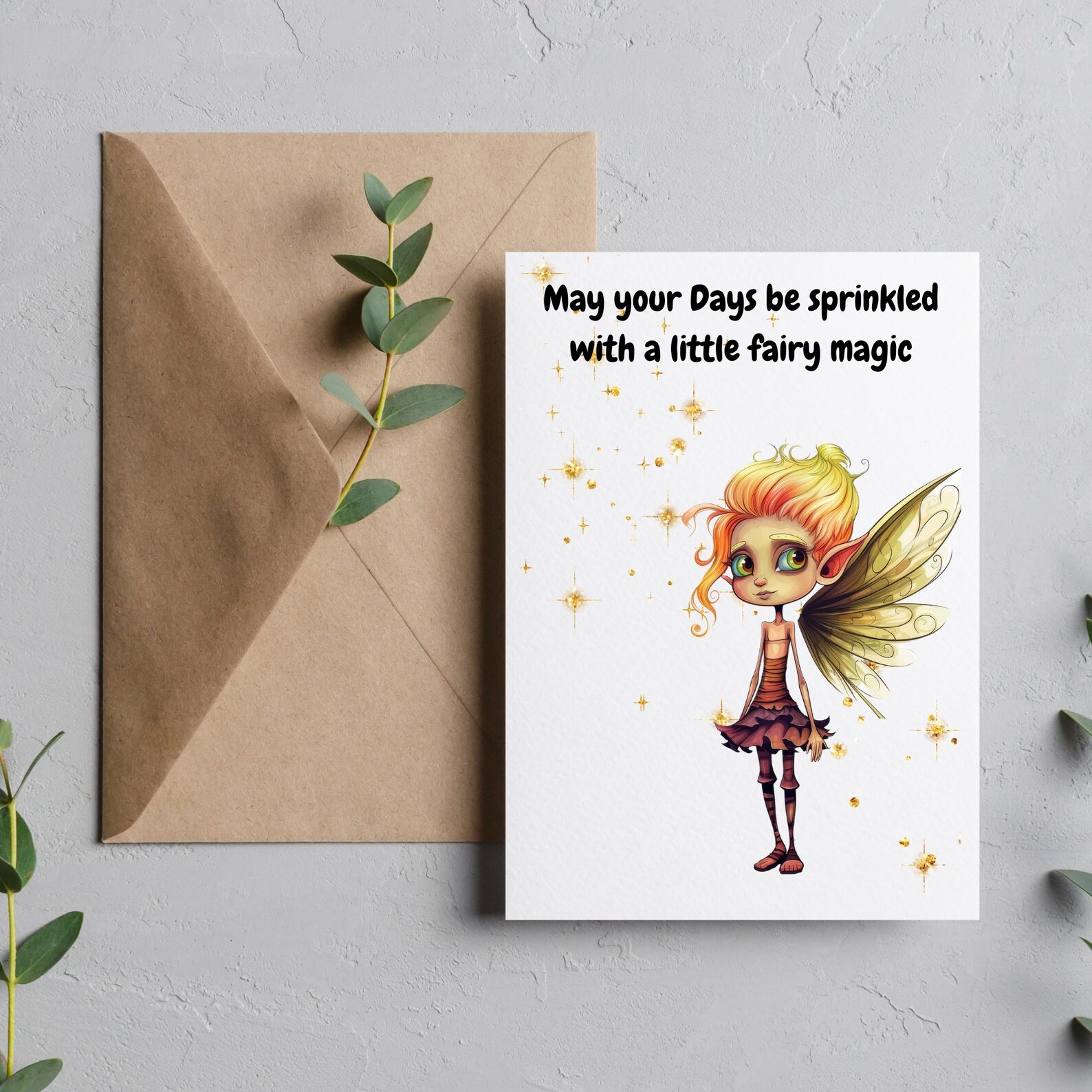 Cute Fairy Clipart | Watercolor PNG, Commercial Use (digital Download ...