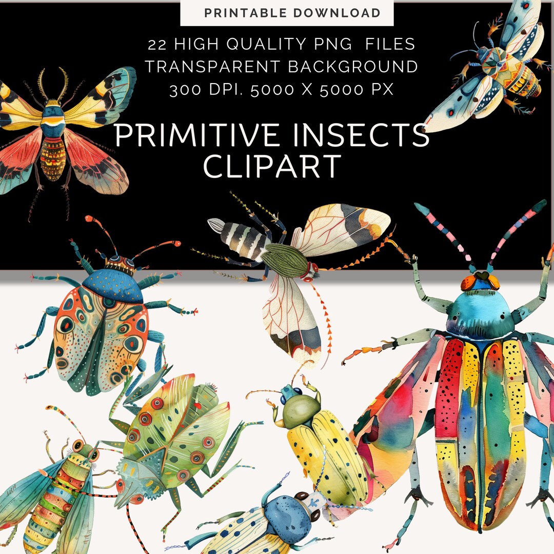 Bugs Png | Insect Vector | Cute Primitive Insects |high Resolution Png ...