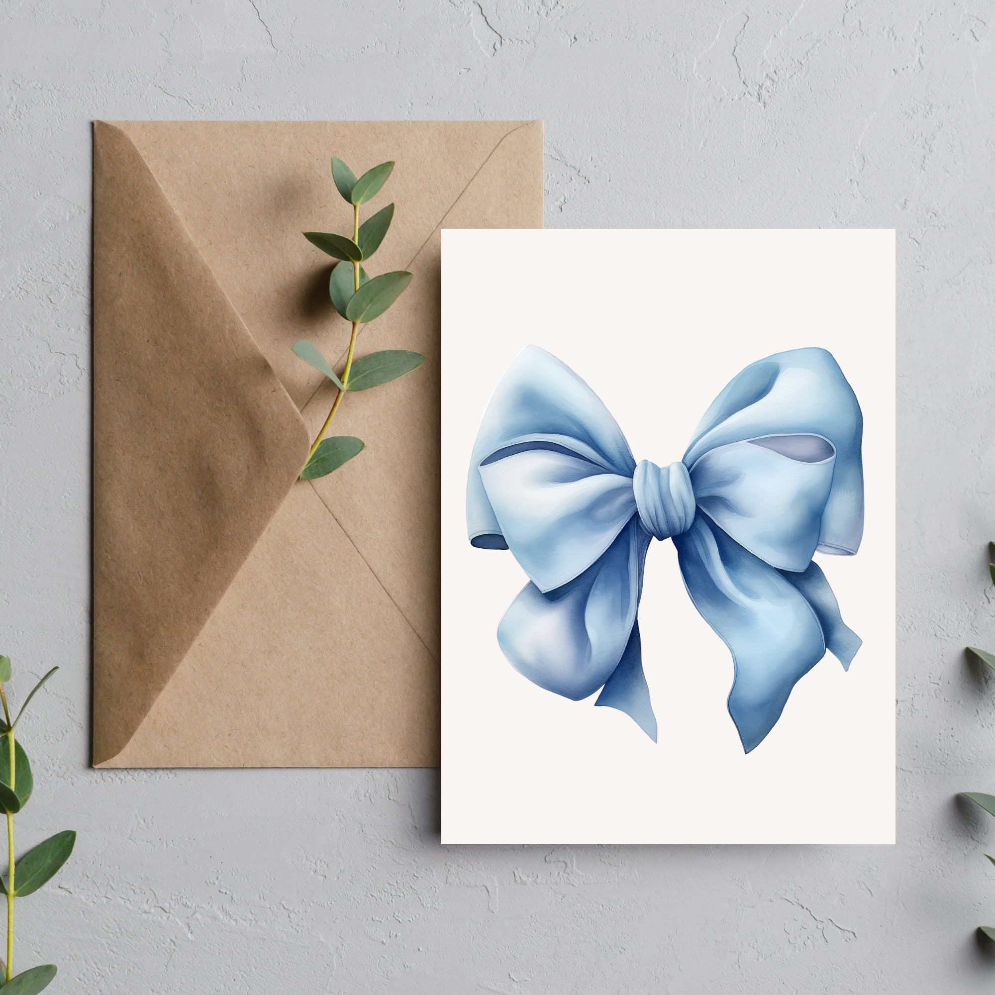 Commercial Use Ribbon Clipart Watercolor Clipart Blue Bows. Clipart ...