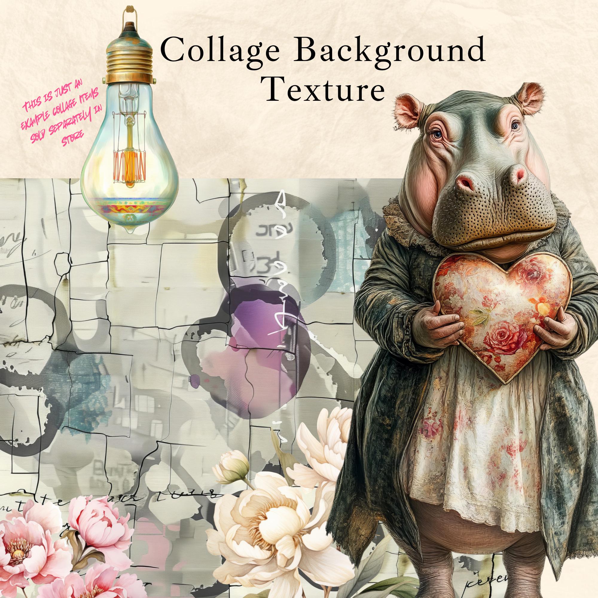 Urban Decay Collage Paper, Distressed Grunge Digital Papers, Abstract ...