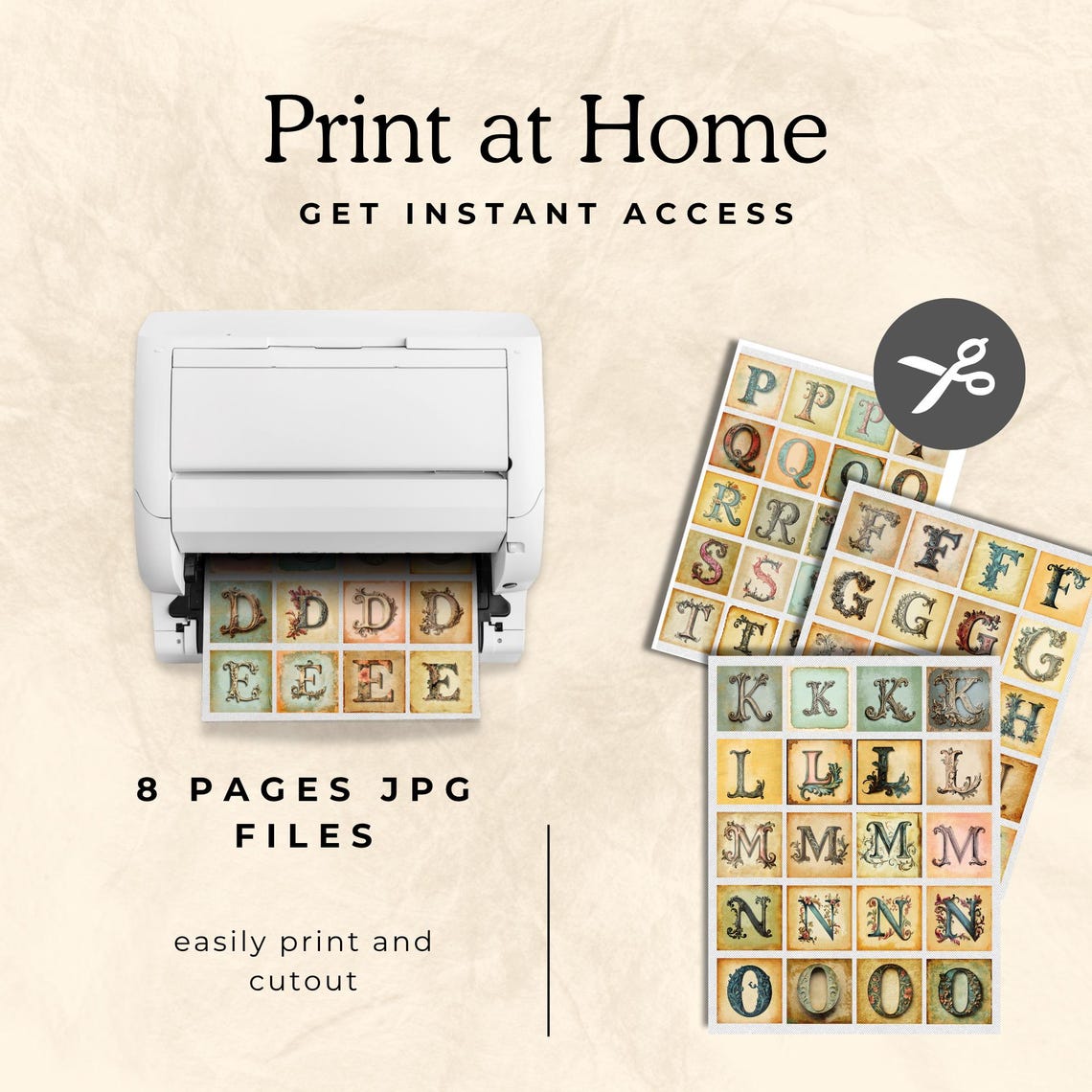 Printable Ransom Note Letters, Random Letters, Alphabet Letters ...