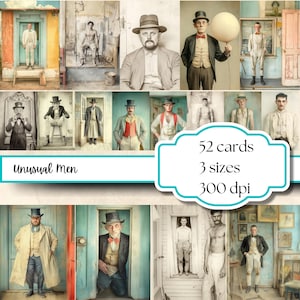 52 Peculiar Men Photos Png, Quirky Surreal People Png, Whimsical People ...