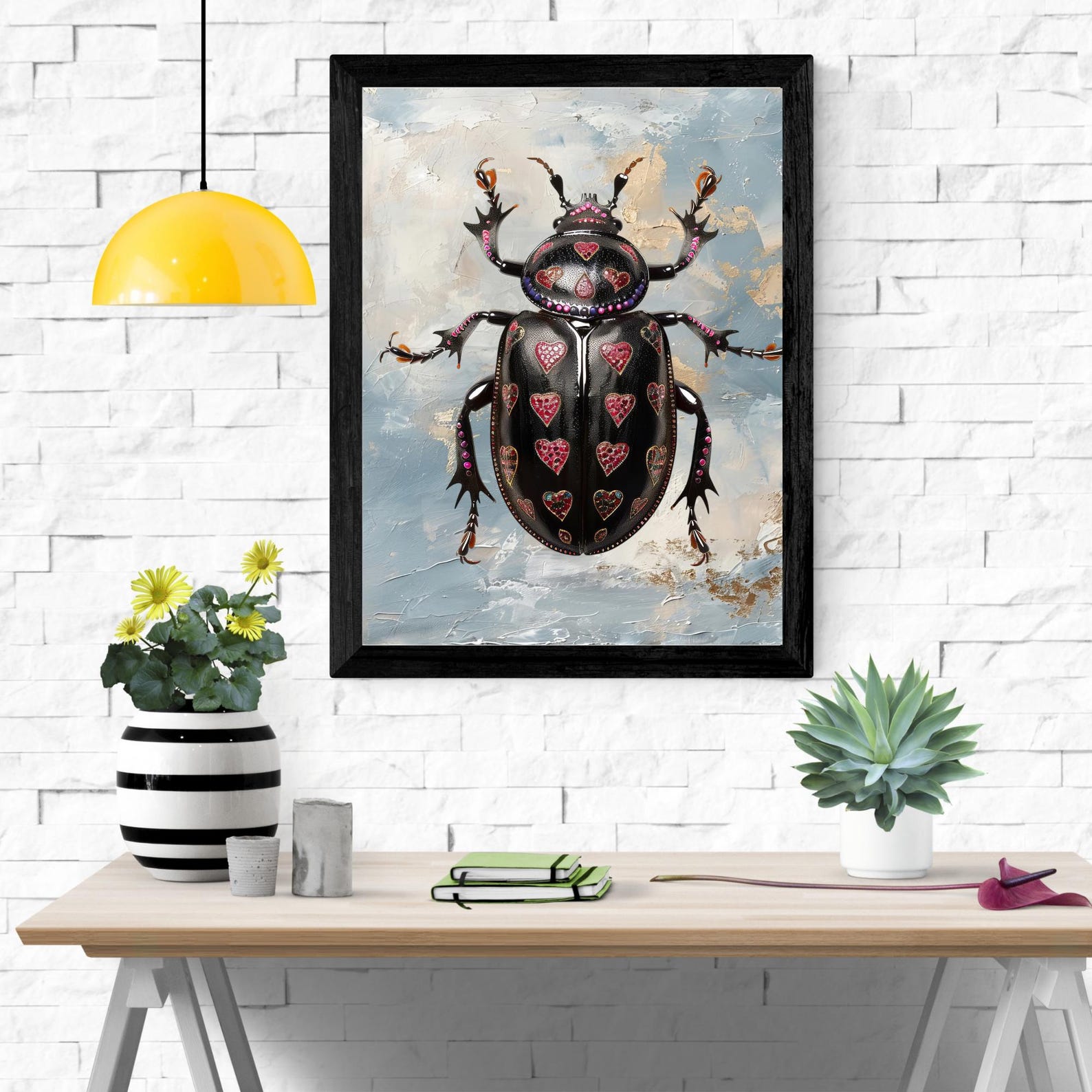 Love Beetle Clipart Bundle, Folk Art Insect PNG (digital Download) - Etsy